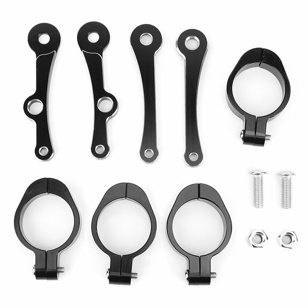 Винтажный кронштейн для фар мотоцикла 39-41 мм/1,5-1,6 дюйма, приспособленный для Honda, зажим для крепления вилки указателя поворота, прочный зажим для легкой установки