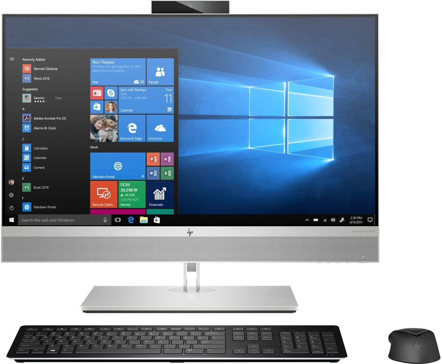 Моноблок HP EliteOne 800 G6 273D5EA (Core i5 3100 MHz (10500)/8192Mb/256 Gb SSD/27"/1920x1080/Win 10 Pro)
