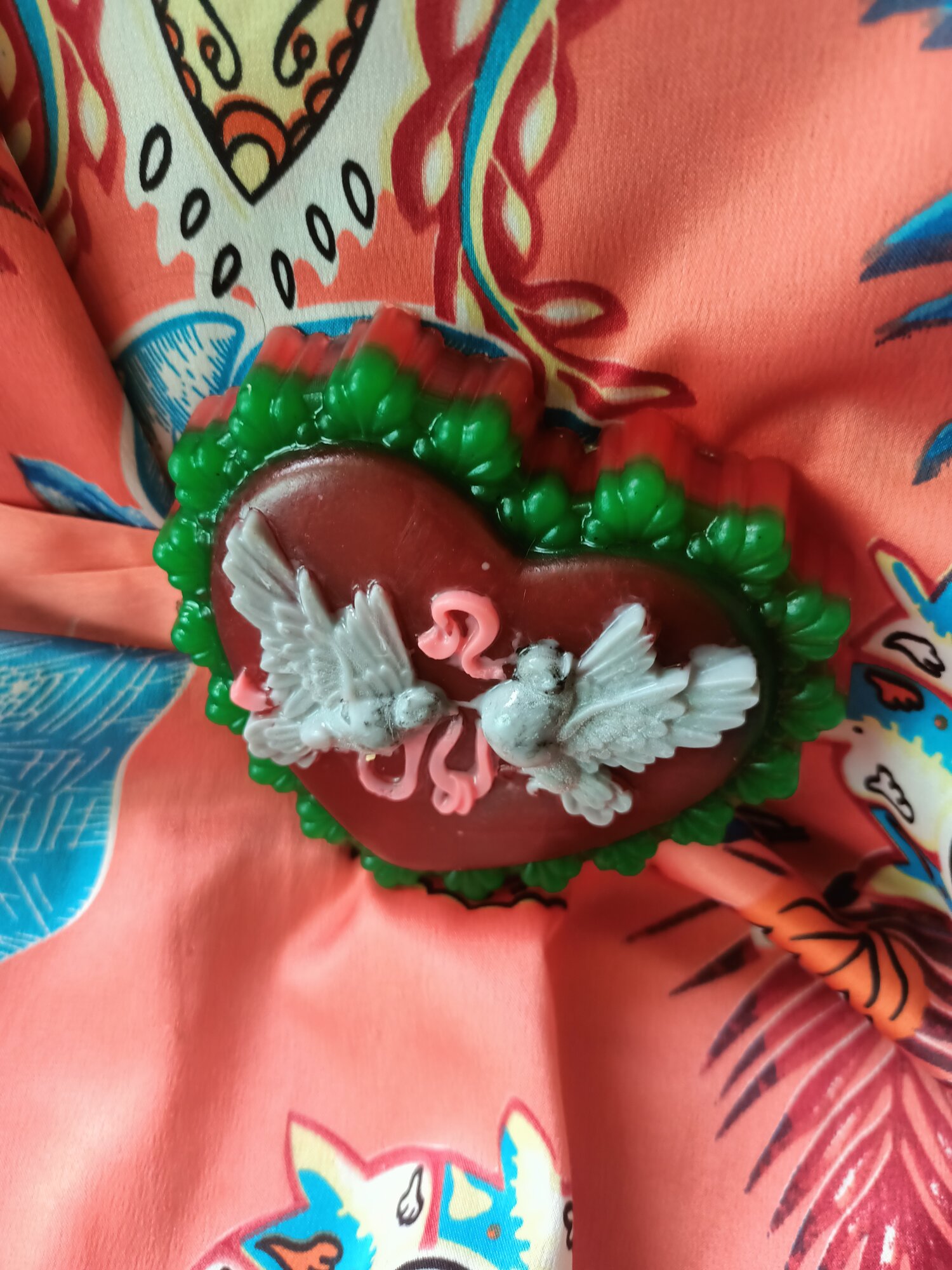 Мыло ручной работылюбовь и голуби"