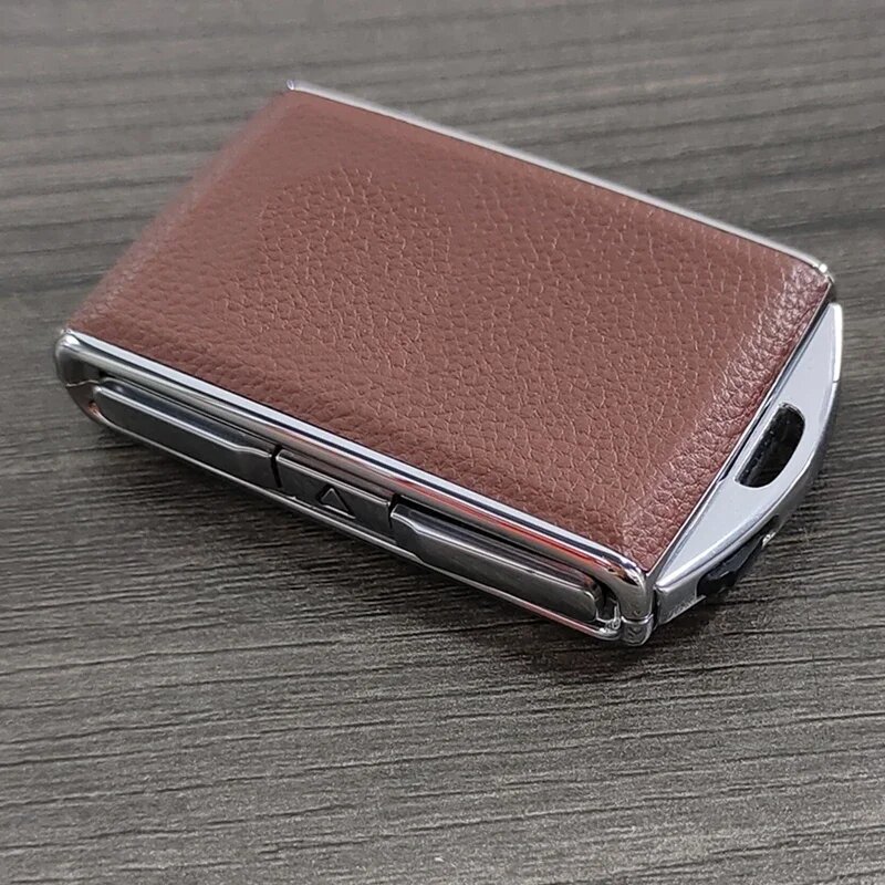 Модификация крышки ключа для Volvo S90 S60, 1 шт, цинковый сплав + чехол для ключей with metal logo