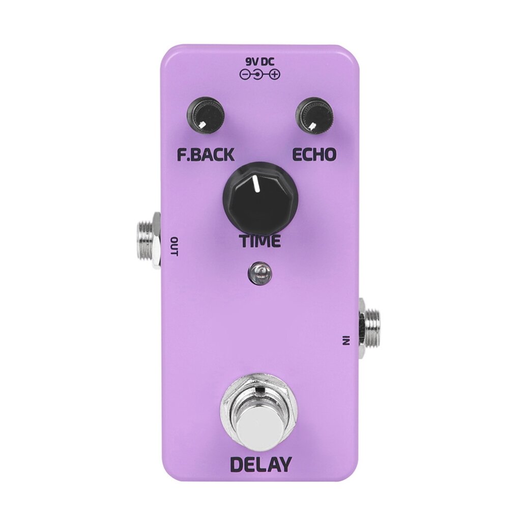 Аналоговая задержка, педаль эффектов для электрогитары, DC9V, мини-одиночные педали эффектов, звуковой процессор для электрогитар, часть