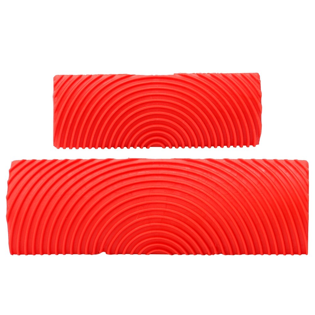 2 шт, кисти с эффектом древесного зерна, инструменты для рисования своими руками, резиновые цилиндрические кисти для рисования и украшения