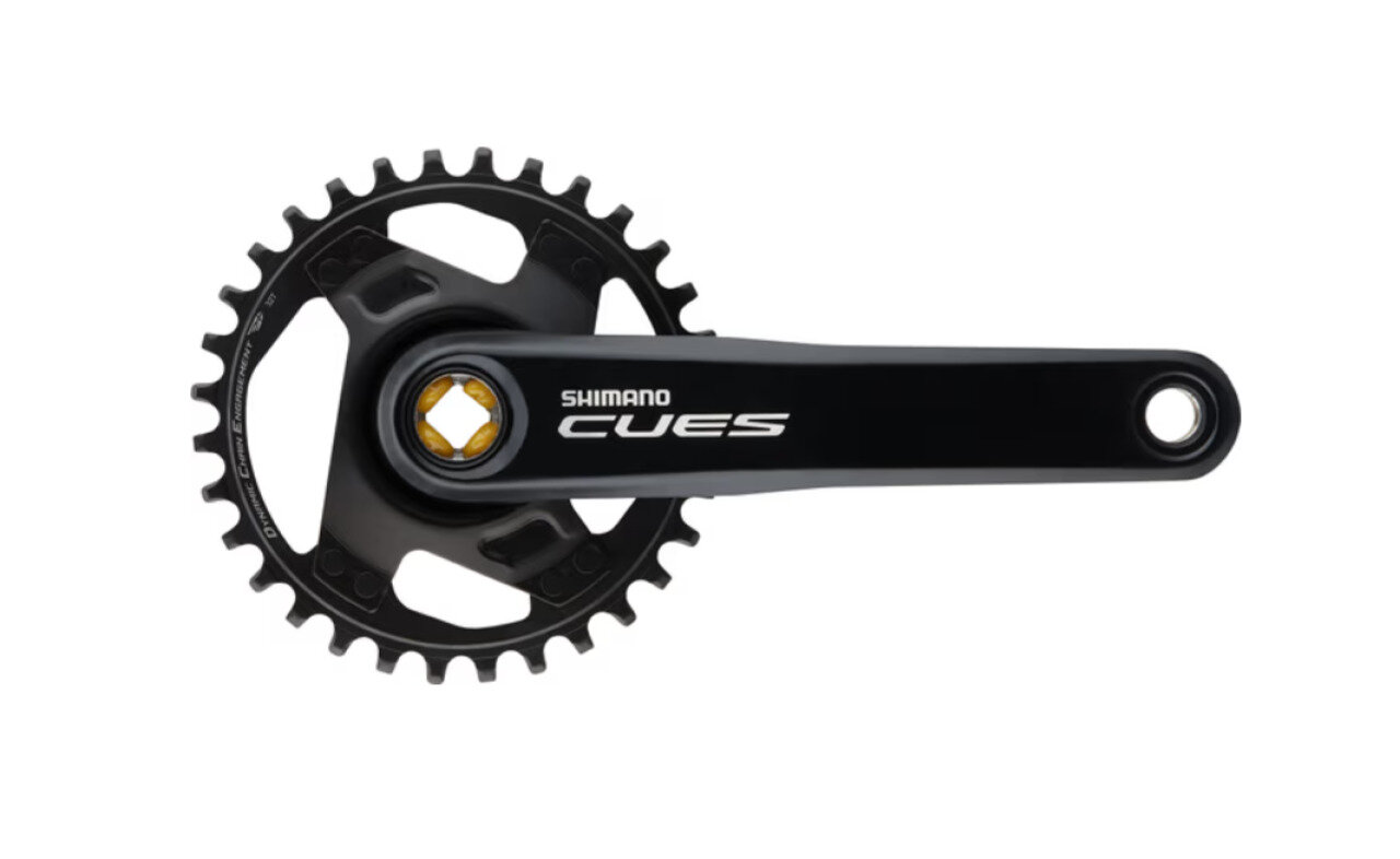 Система Shimano Cues U4000-1, 9/10/11 ск, 175 мм, 42T, под квадрат Черный