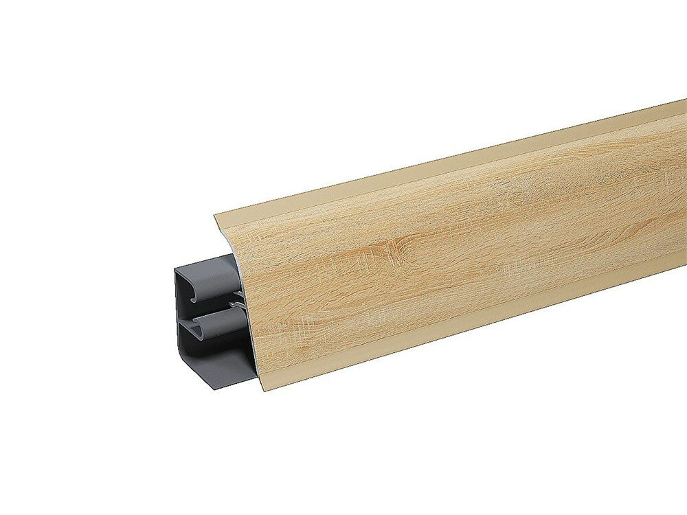VVT Плинтус для столешницы АР-740, Пластик , дуб сонома , 37*3000*24 дуб сонома