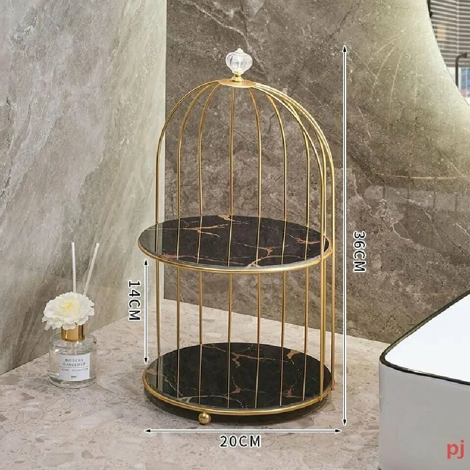 Этажерка, 2 секц, Металл, 20х20х36 см