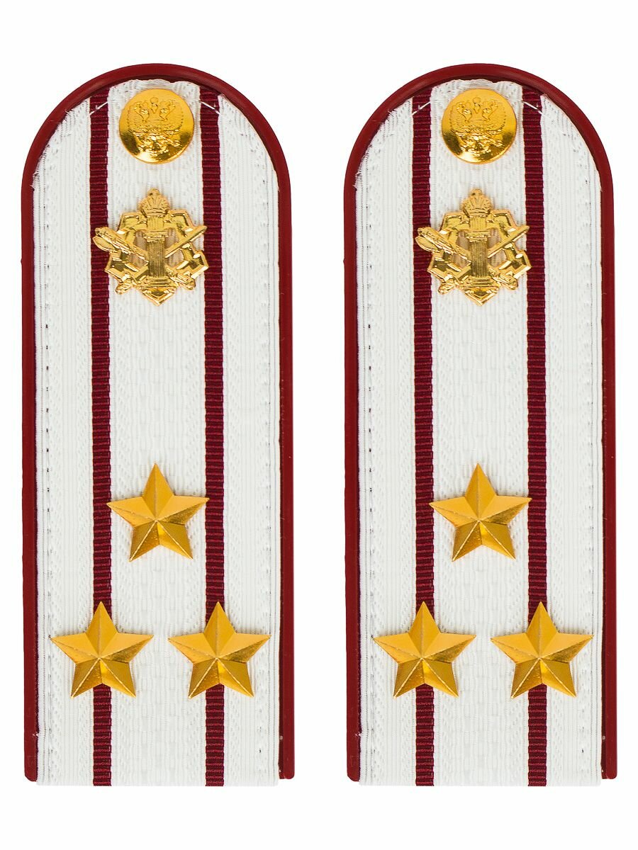 Погоны фсин на рубашку пластик, звание Полковник 14х5 см 752407