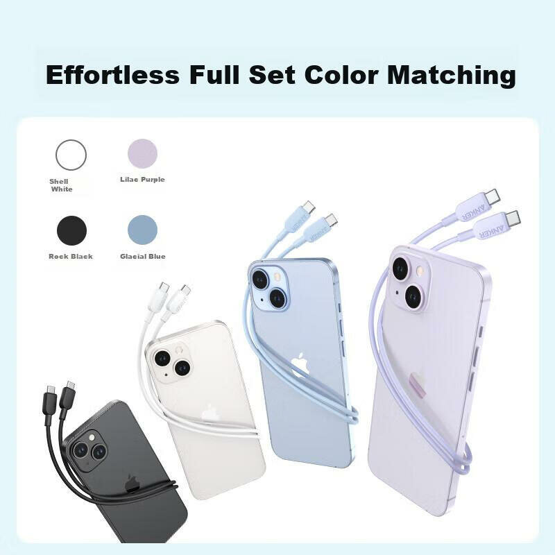 ANKER USB Type C to Lightning Cable 0.9m Purple