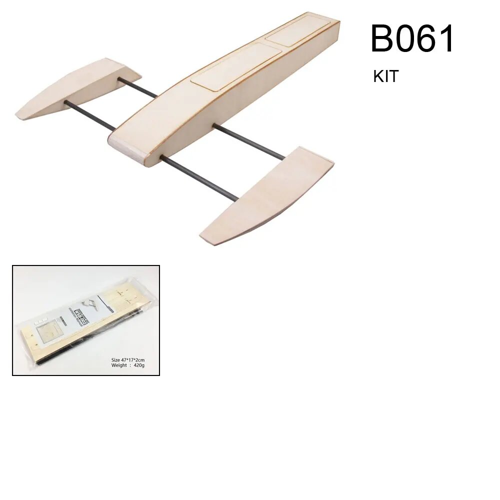 Деревянная модель лодки B061, Kit