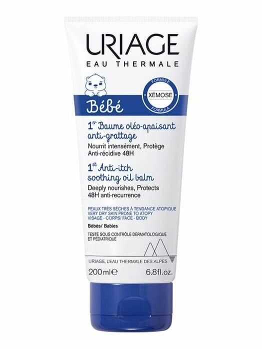 Урьяж Bebe Первый липидовосстанавливающий бальзам 200 мл