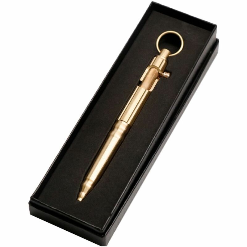 Ретро ручка с болтовым механизмом, Латунь