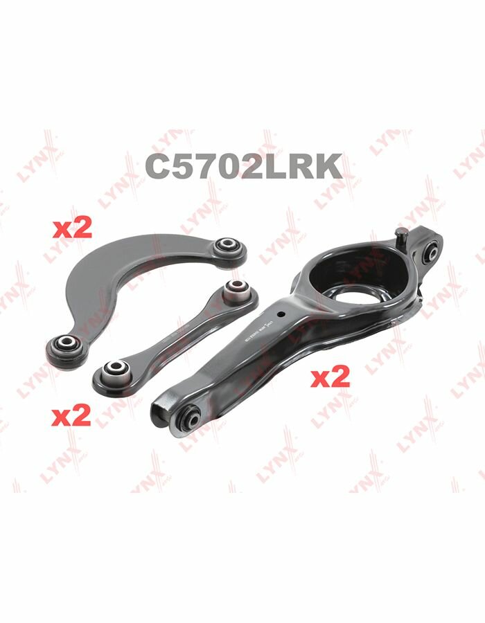 Комплект рычагов / Зад. Подв. FORD Focus II 04> Mazda 3(BK/BL) 03>