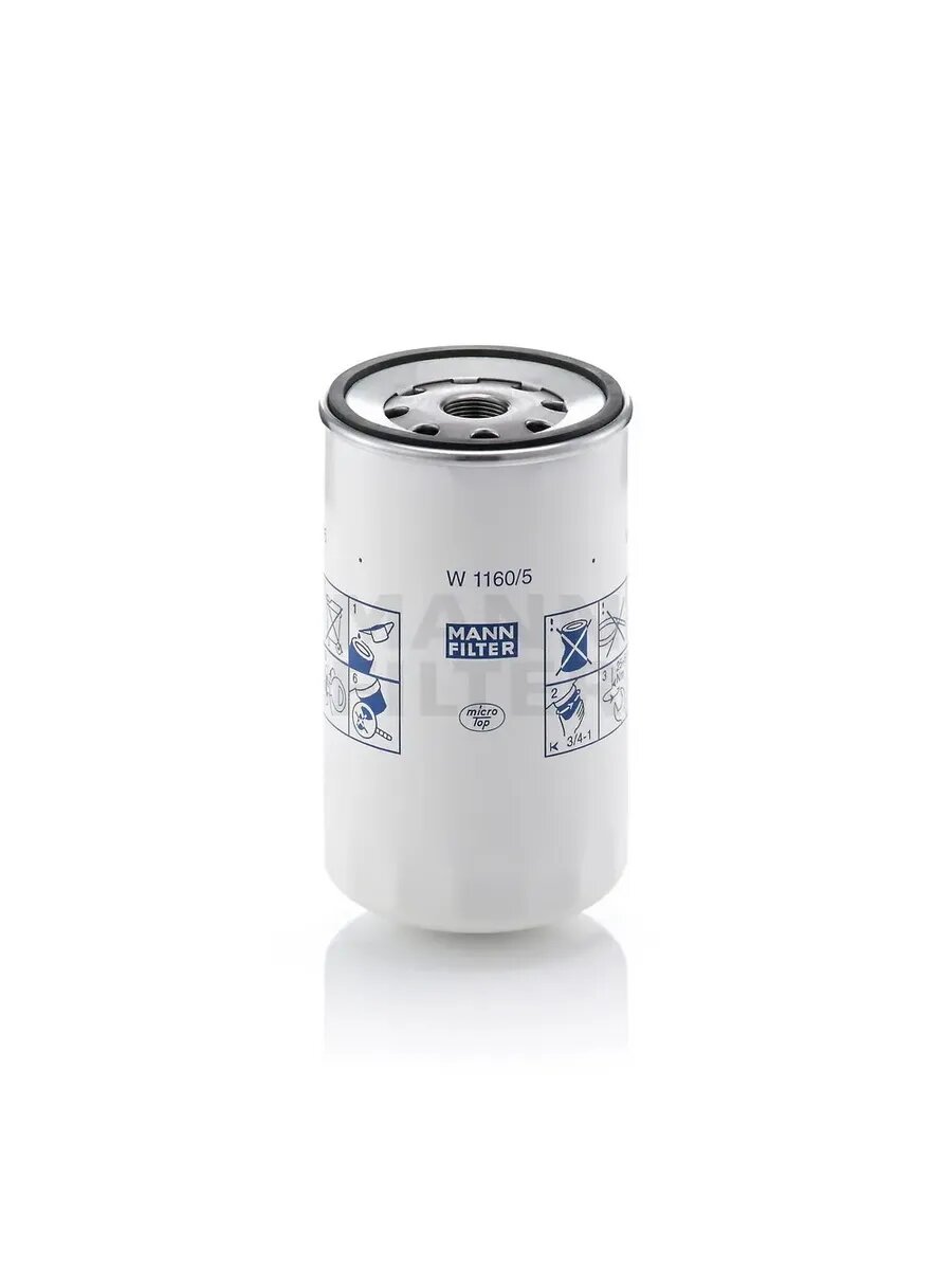 Фильтр масляный FORD Cargo MANN-FILTER W 1160/5
