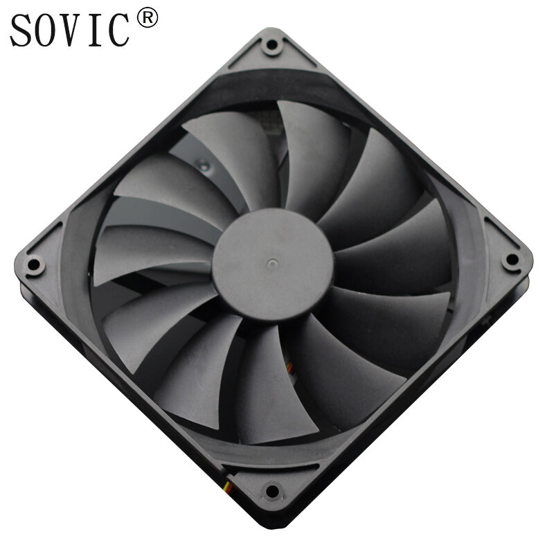 3PIN 140mm DC 12V 4500RPM Miner Mining Case Вентилятор охлаждения for BTC Miner Bitcoin Antminer S7 S9 Low Noise Powerful Server Cooler