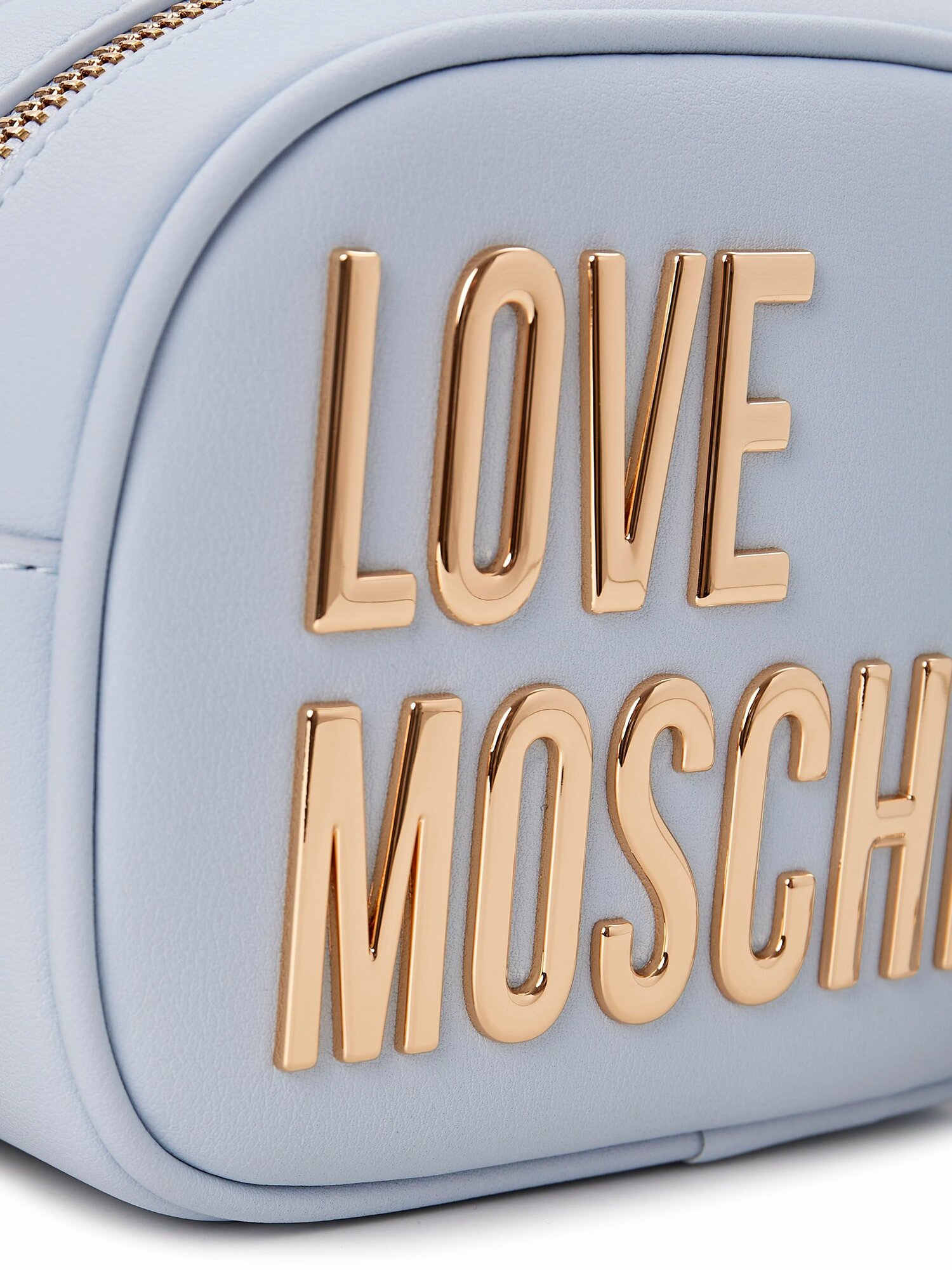 Сумка LOVE MOSCHINO, фактура гладкая, голубой — фото 1