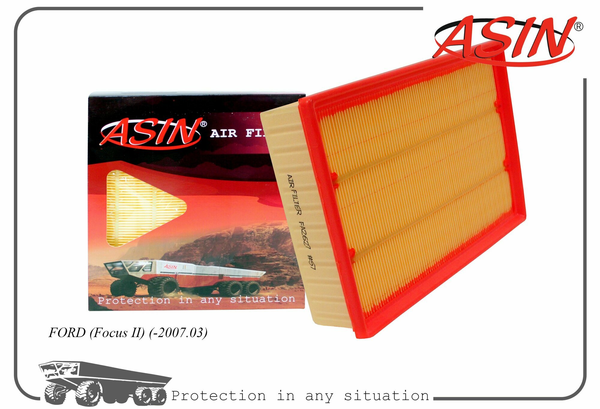 Фильтр воздушный для Форд Фокус 2 ASIN. FA2627 ASIN