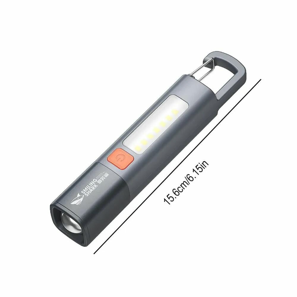 Фонарь-прожектор, уличный, с крючком, 800 mAh, LED, ABS-пластик — фото 1