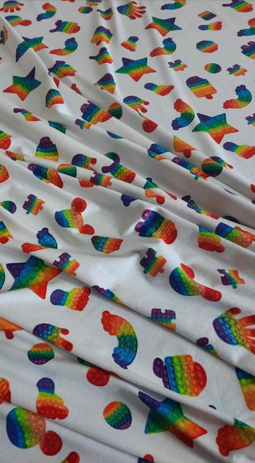 Ткань трикотажная футер 2-х начес 80см, диджитал