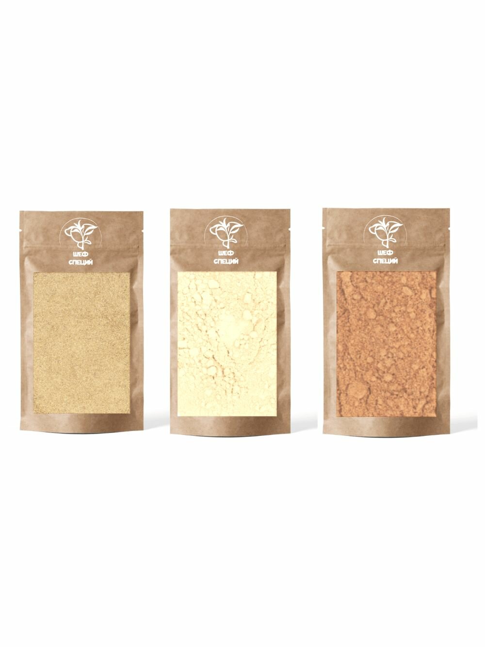 Шеф специй: анис, имбирь, мускатный орех молотый, набор из 3 шт