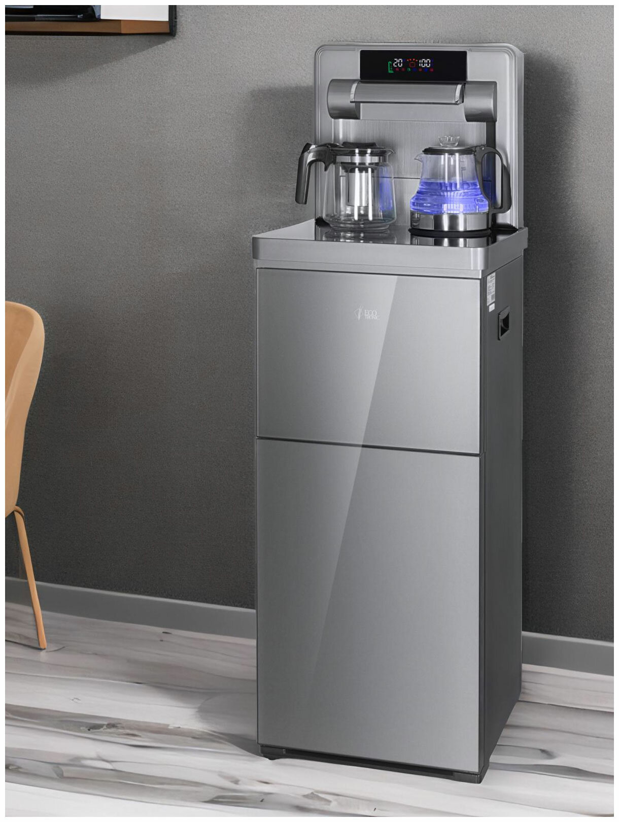 Тиабар - кулер с чайным столиком Ecotronic TB50-LNA Grey без охлаждения