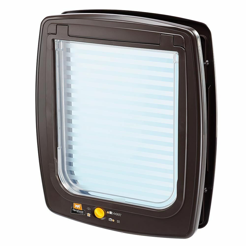 Дверка Swing 15 коричневая для кошек и собак 41,2x9,6xh48,2 см.