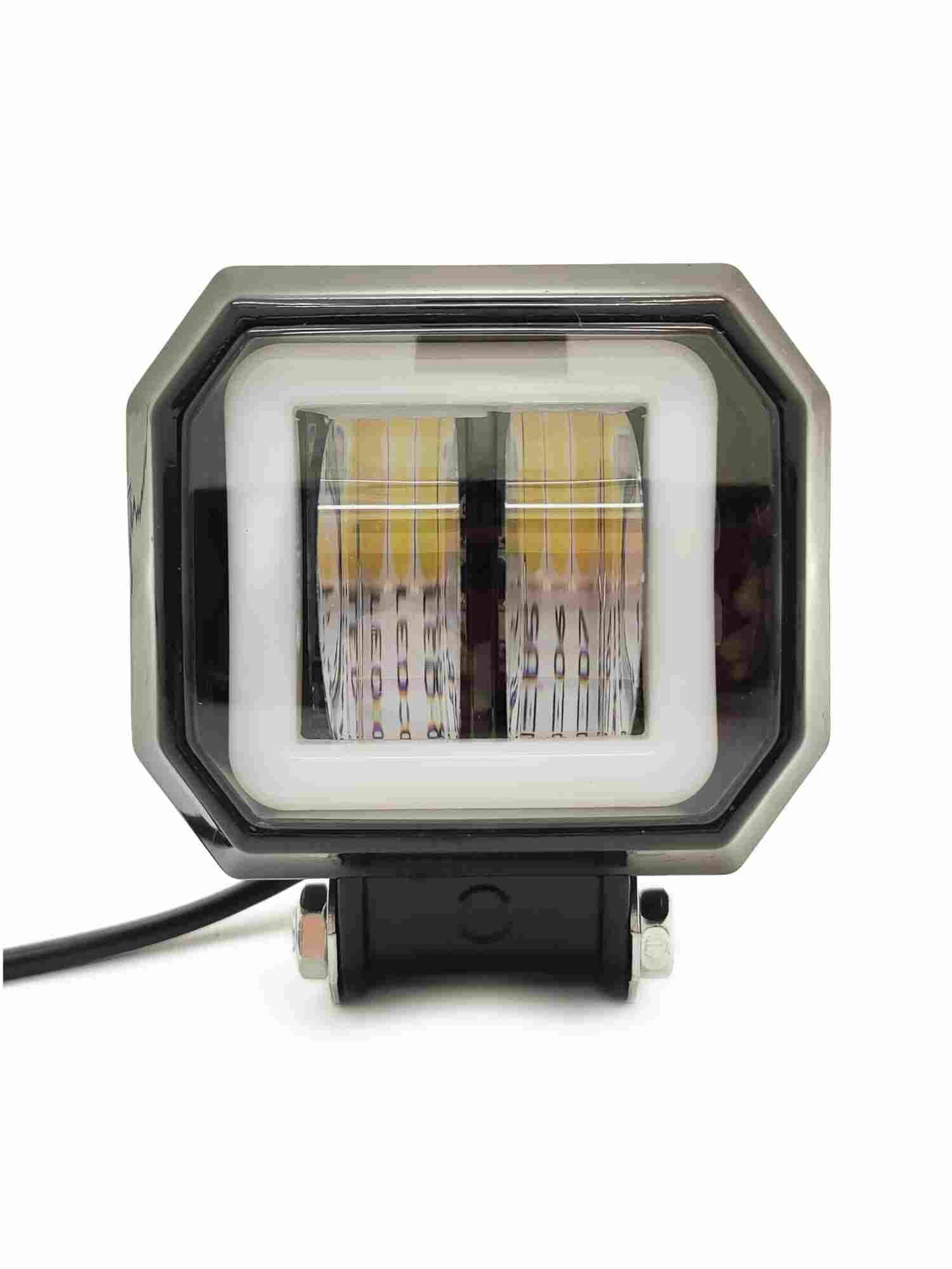 Фара светодиодная «4x4» два режима работы (2 LED, 14.5W, 10-30V, IP67, 72*82*53 мм) belais #20428