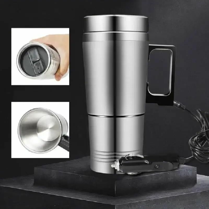 Чайник автомобильный от прикуривателя, 0.5л, 12в