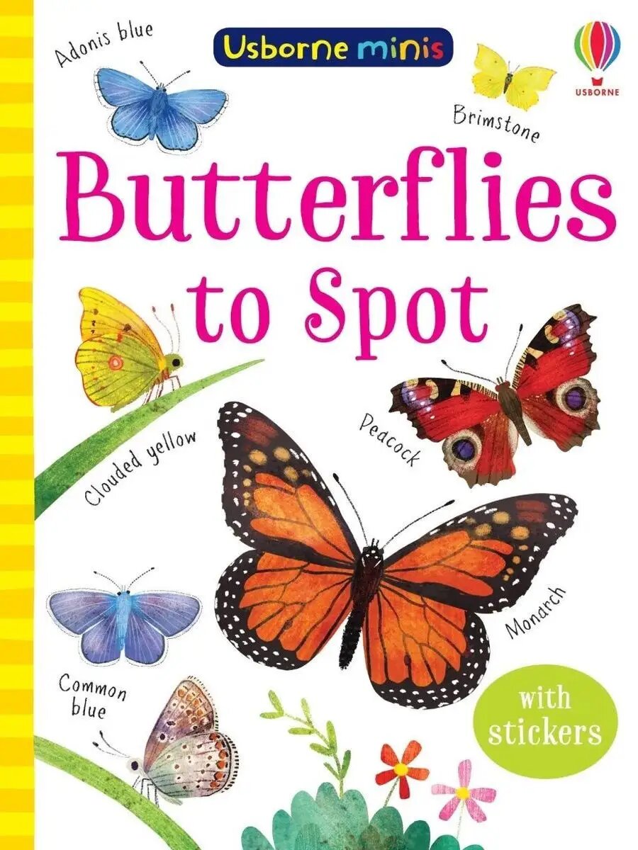 Usborne Minis Butterflies to Spot | познавательная литература