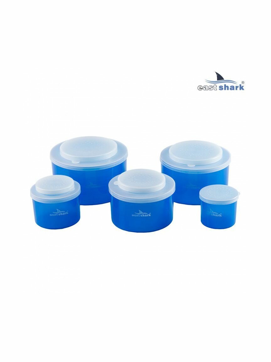 Емкости для наживки EastShark 5в1Bait Set Box синие