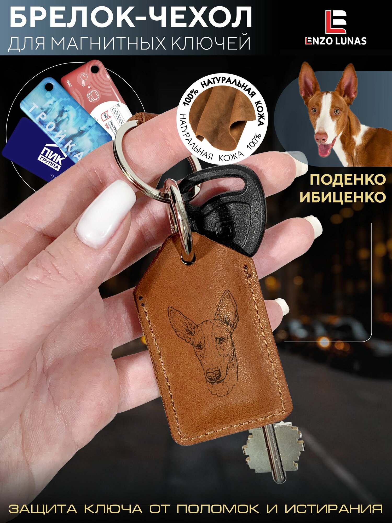 Чехол-брелок для карт ПИК, Тройка, Стрелка, Подорожник, домру, для магнитных карт, ISBC для противоугонной метки Starline, Pandora и для платежных стикеров Поденко Ибиценко
