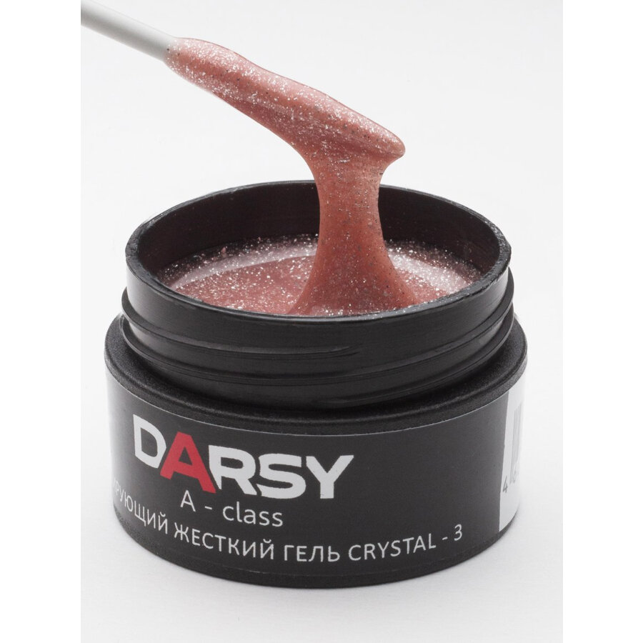 DARSY, Гель моделирующий жесткий crystal №3, 15 мл