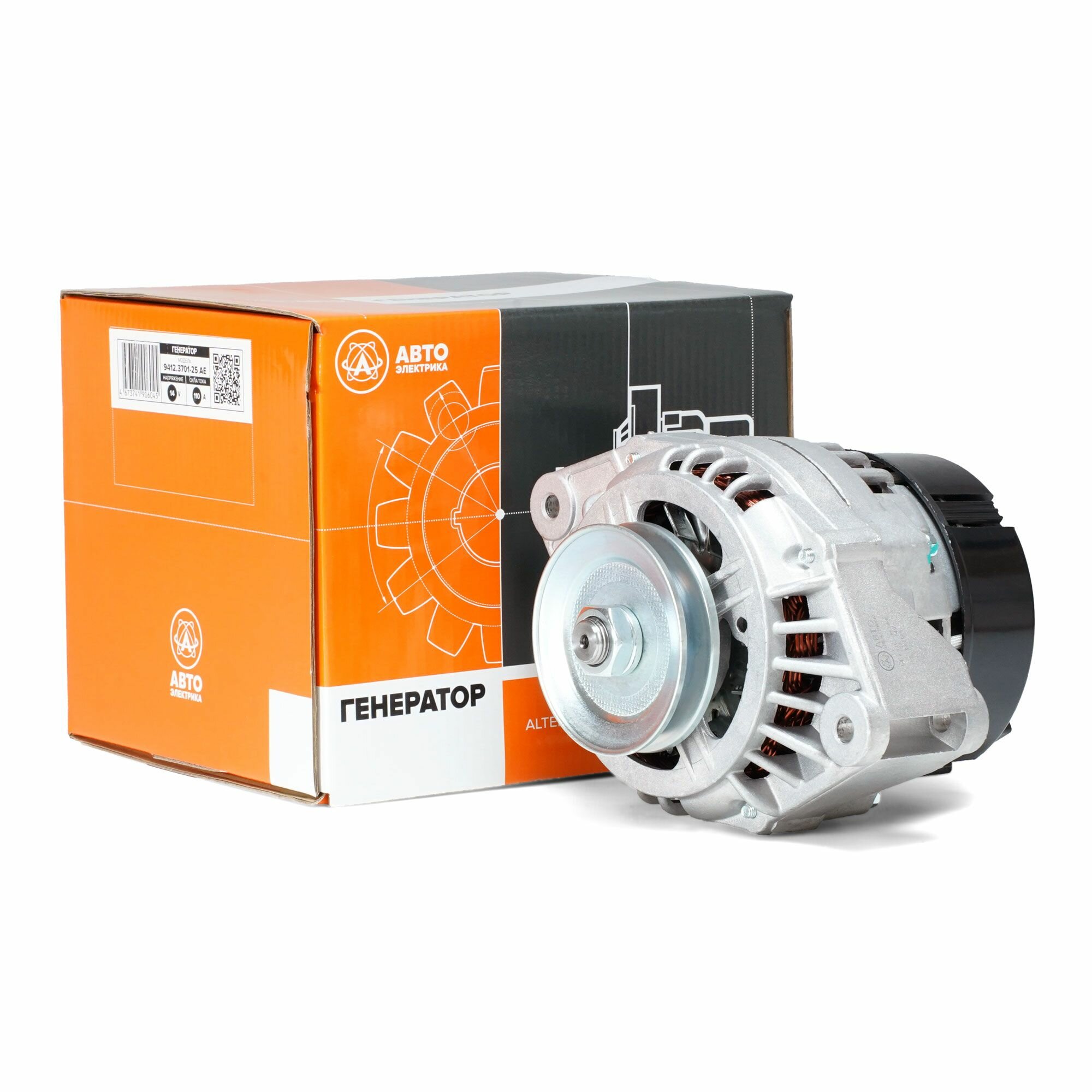 Генератор, ВАЗ, Chevrolet, 14В, 110А, 1-ручьевой для Шевроле Нива ВАЗ 2120 2131 21213 2123 Лада 21214 арт 9412370125AE АвтоЭлектрика