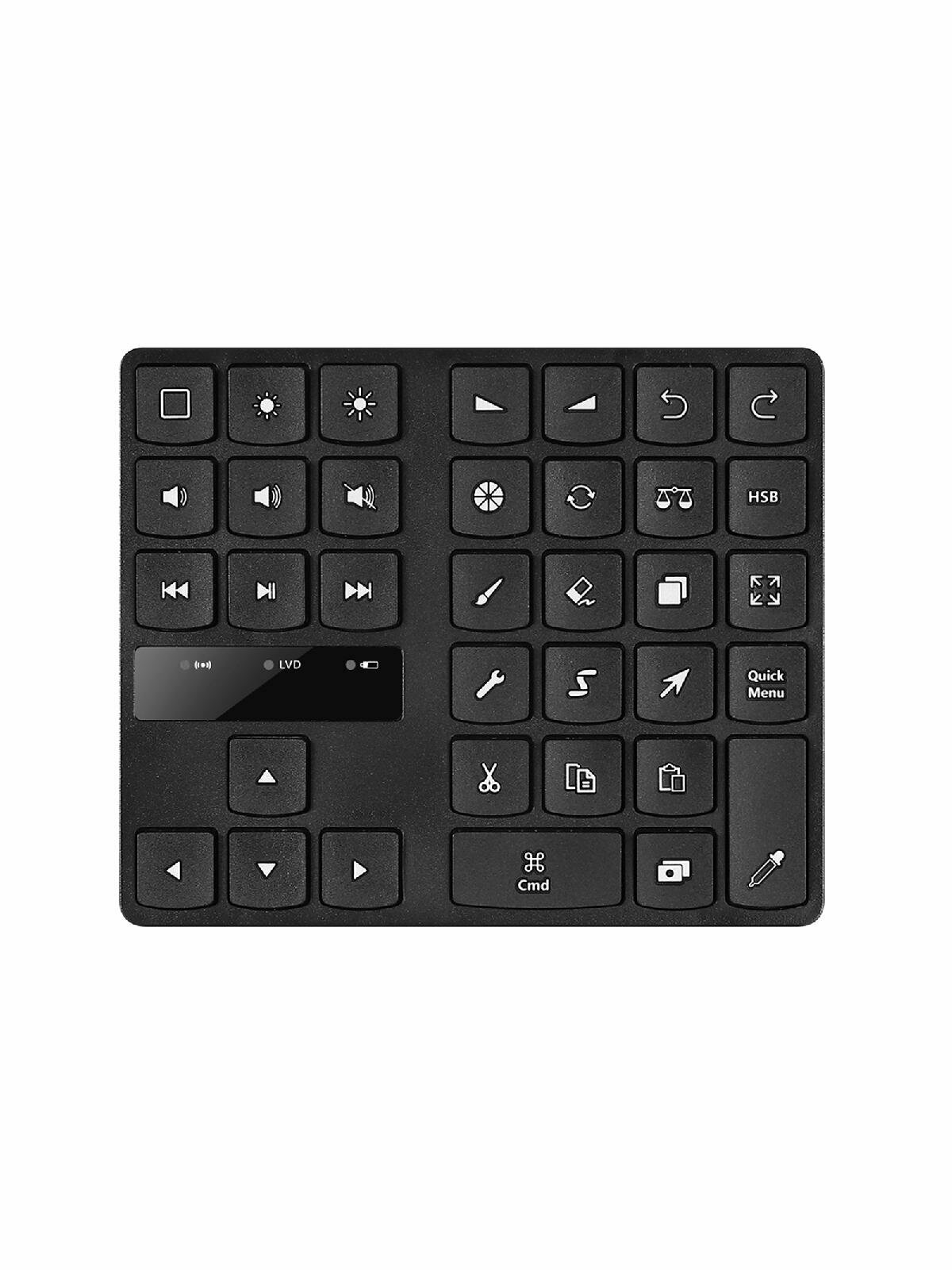 BT5.0 Painting Keyboard 35 Keys Bluetooth-compatible Keypad Wireless Number Digital keyboard Quick Menu Direction