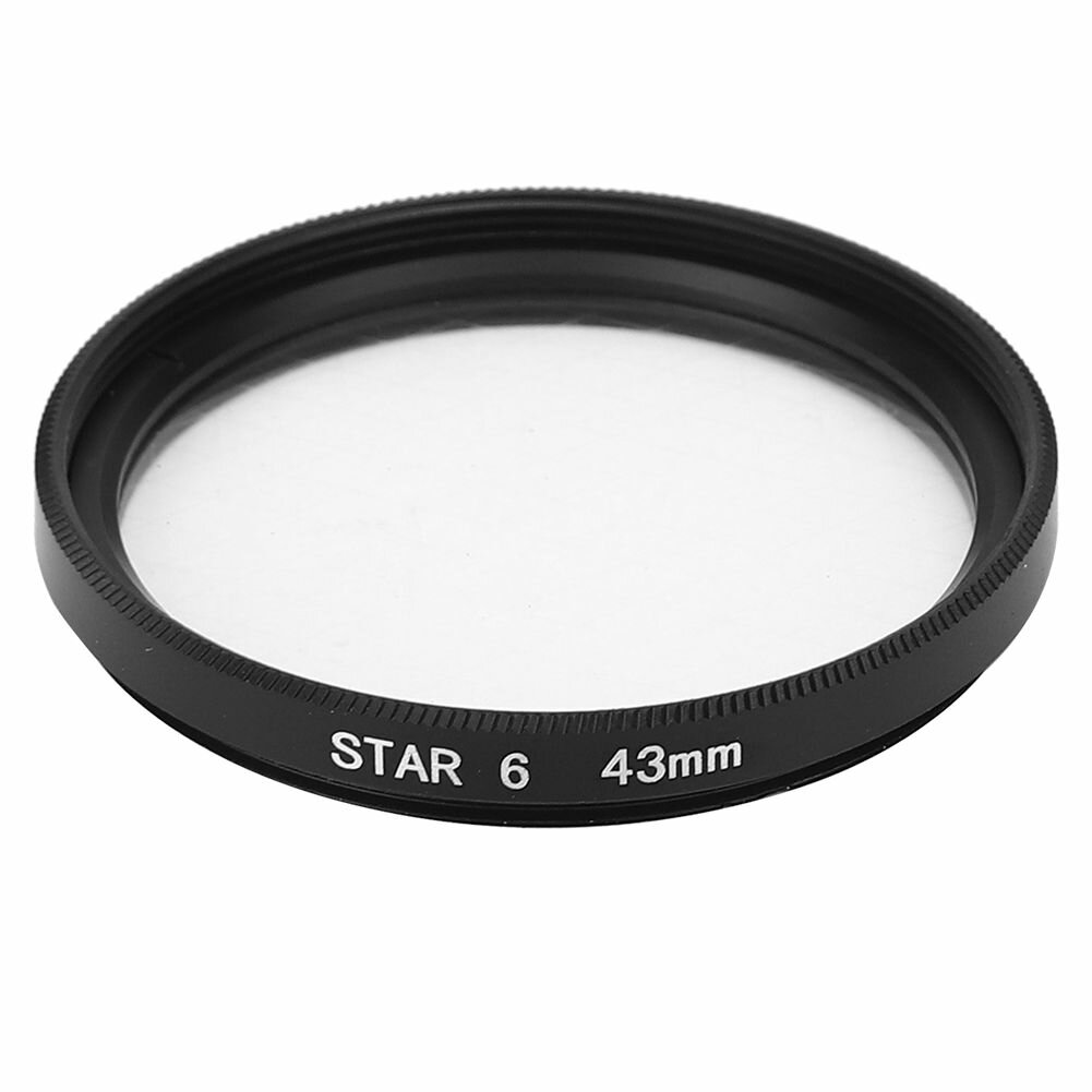 Фильтр со звездообразным объективом 43 мм для объективов камер, совместимых с Canon, Nikon, Sony, Pentax, Olympus, Fujifilm, аксессуар для фотосъемки