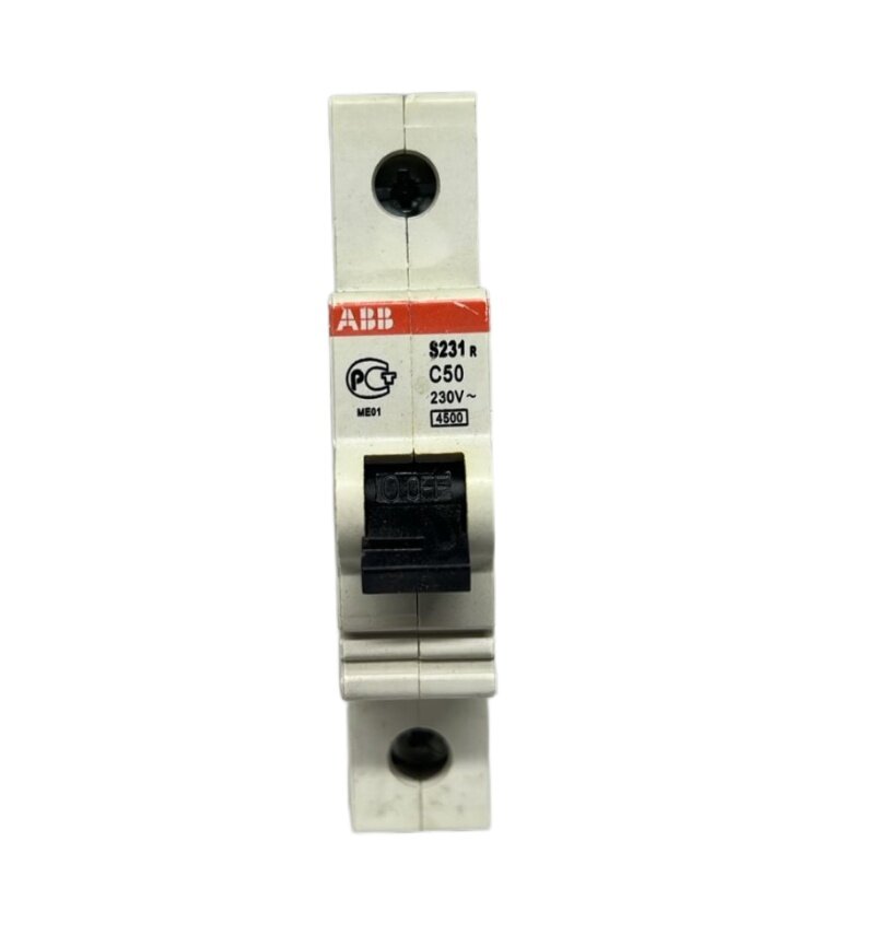 Автоматический выключатель ABB S231R C 50А 4,5 кА 1P PROS231R C50