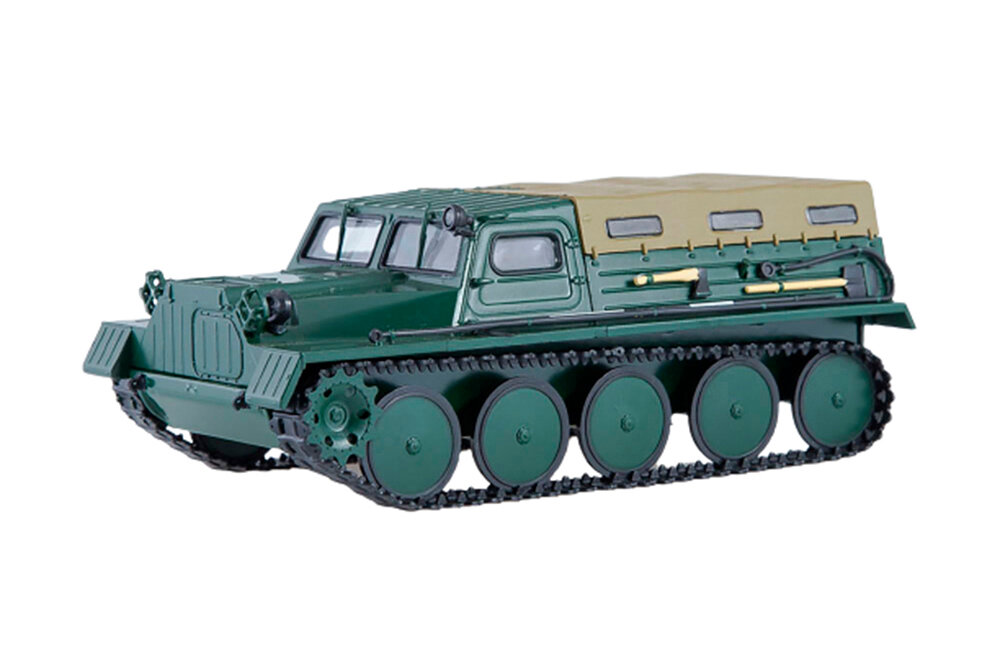 Модель коллекционная автоистория Горький 47 транспортёр гт-с гусеничный снегоболотоход
