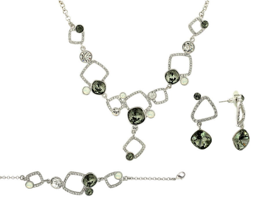 Комплект бижутерии, кристаллы Swarovski