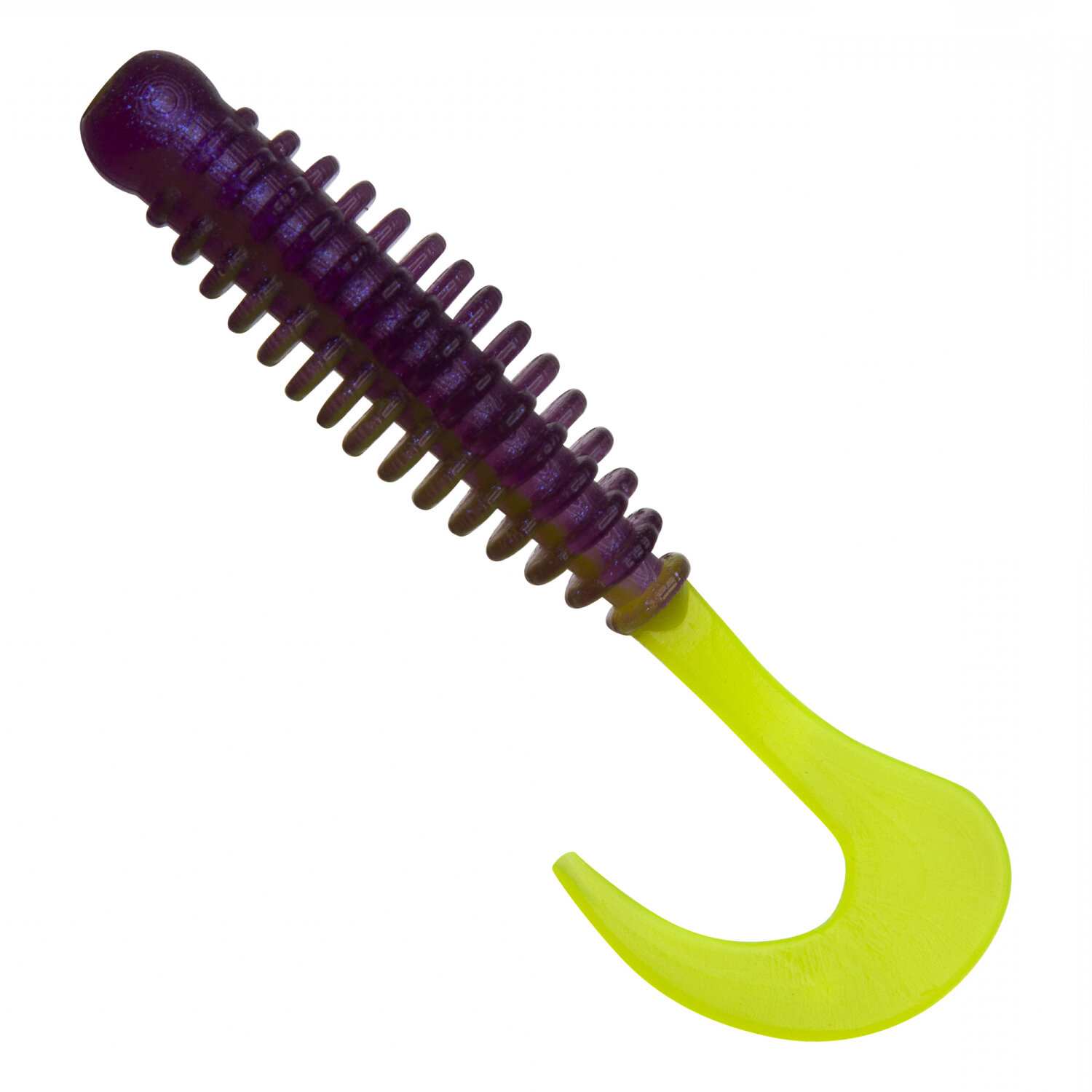 Силиконовые приманки BORODA BAITS PHANTOM 70, violet pearl / lemon