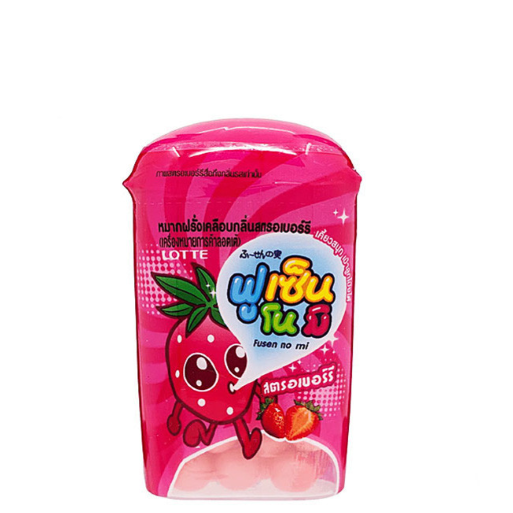 Жевательная резинка фусэн-но МИ драже со вкусом клубники 15 г, Япония