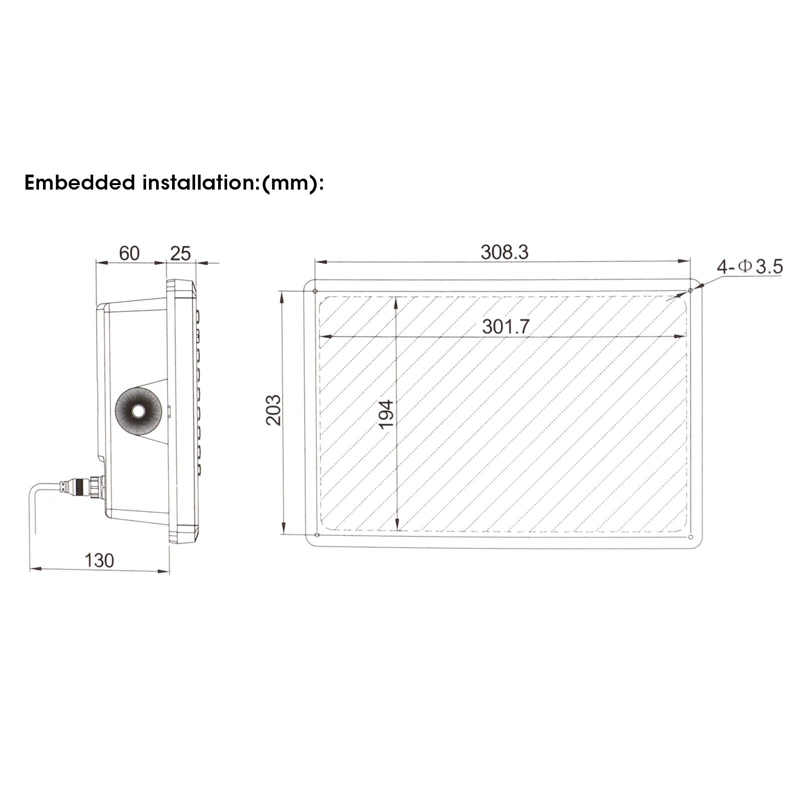 Морской GPS-плоттер Судовая навигация 10,4-дюймовый ЖК-дисплей Водонепроницаемый со звуковой сигнализацией для XINUO‑MAP C‑Map