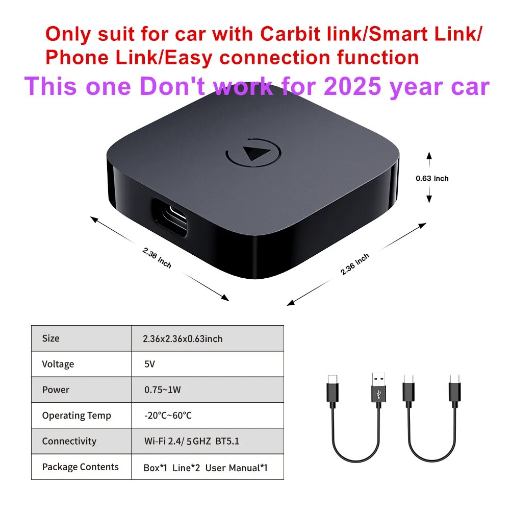 Для Geely Tugella Monjaro GX3 Pro Emgrand Azkarra Atlas Pro Carbitlink Smartlink Phonelink к беспроводному Carplay Android Auto carbitlink02