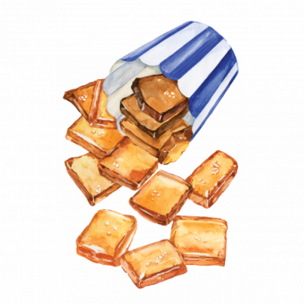 250366 Сироп PROFF Карамель соленая, 1 л.