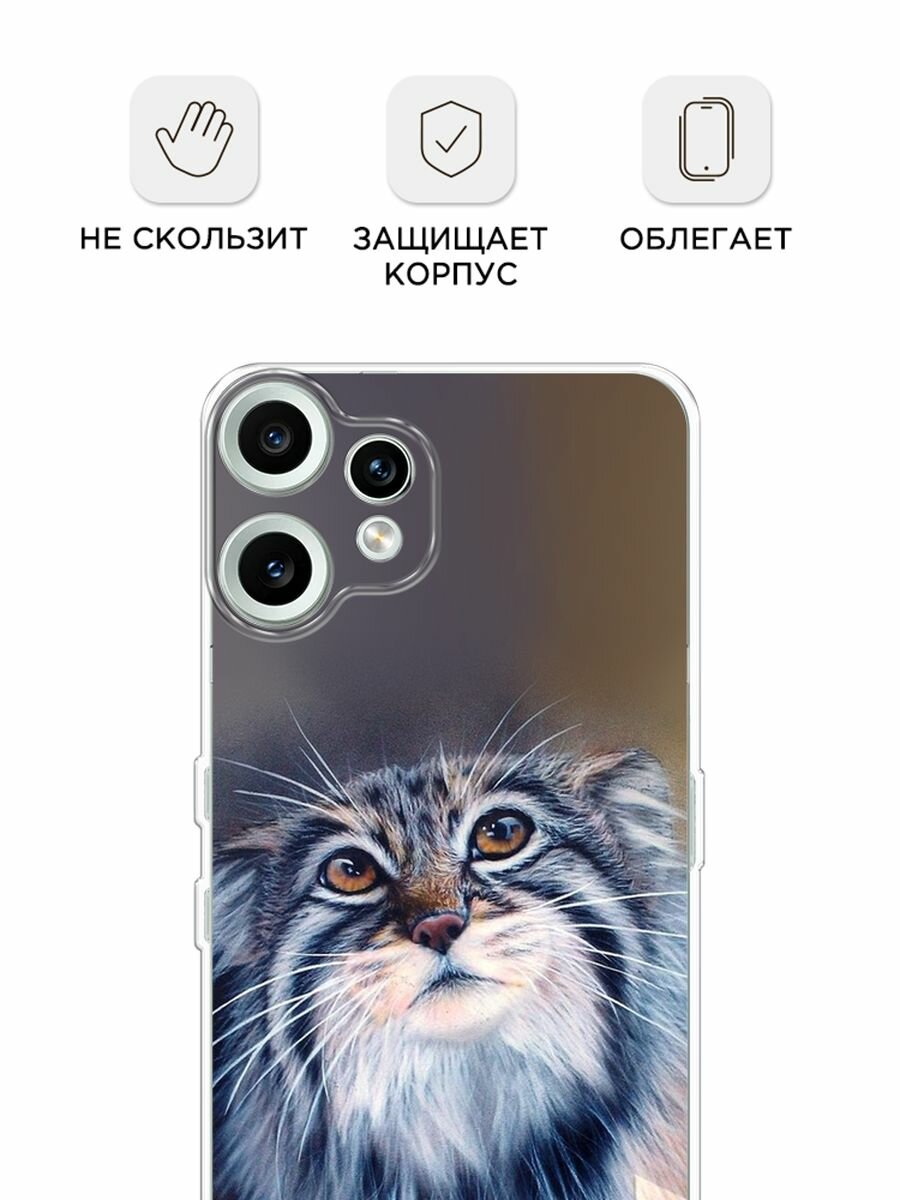 Чехол на CMF Phone 2 Pro / CMF Фон 2 Про с принтом "Кот манул 2" — фото 1