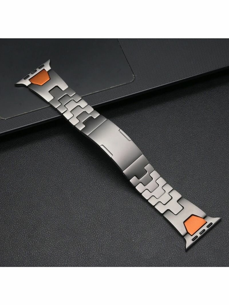 Браслет из нержавеющей стали для Apple Watch Band Ultra 3/2 49mm Series 11 10 46mm 9 8 7 45mm Для iwatch 6 5 se 44mm