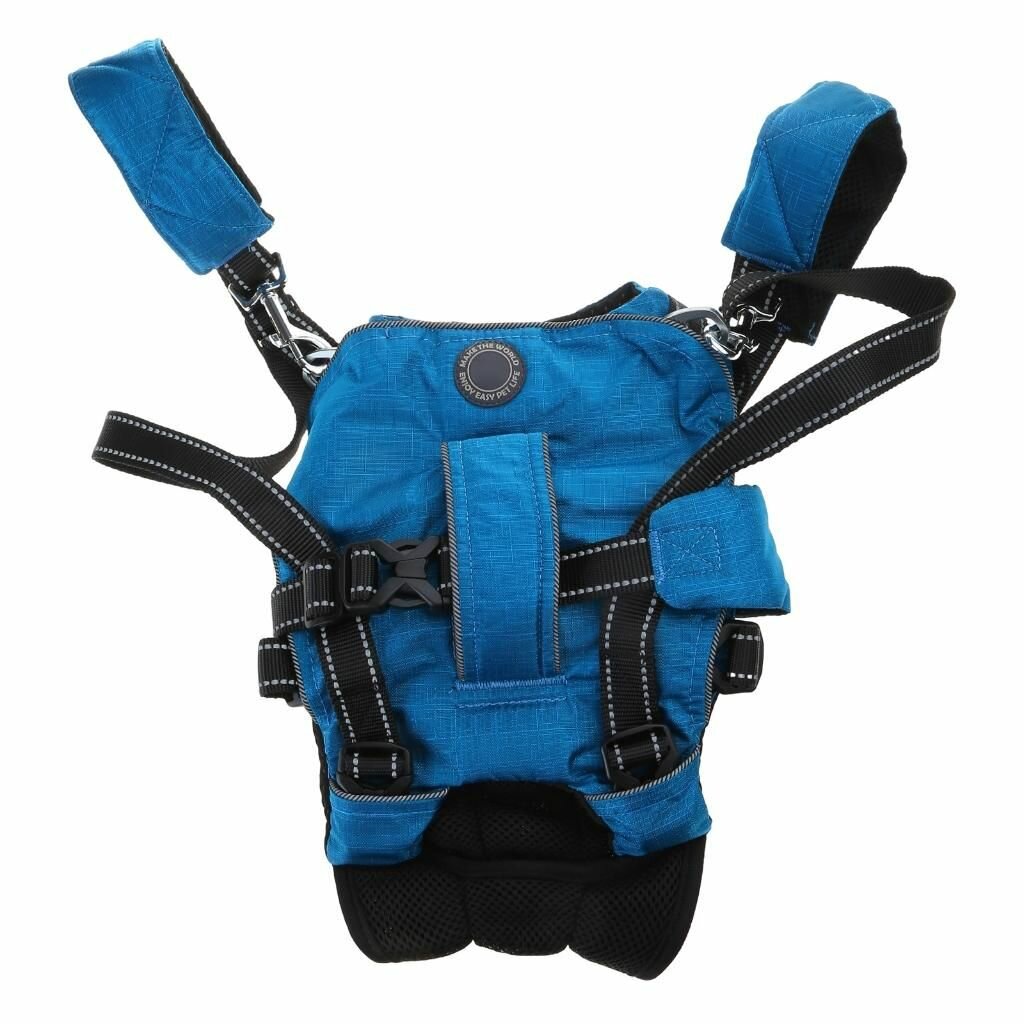 Рюкзак-переноска для собак, Синий - S