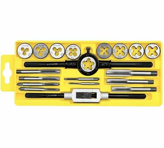 Набор метчиков и плашек STAYER MASTER 20 предметов 28012-H20