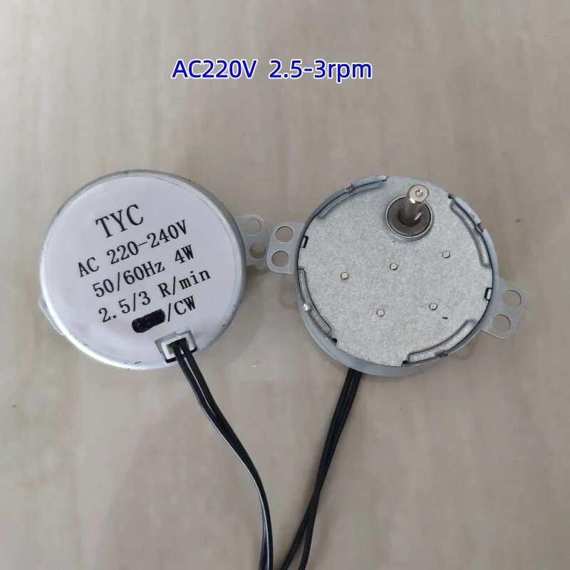 Двигатель переменного тока 50TYC 220В 4Вт 2.5rpm CW