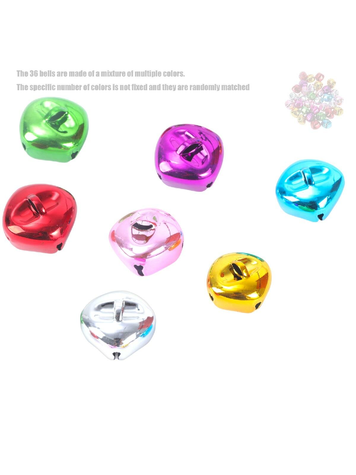 Разноцветные кресты Железные колокольчики Рождественские поделки Украшения с подвесными кольцами