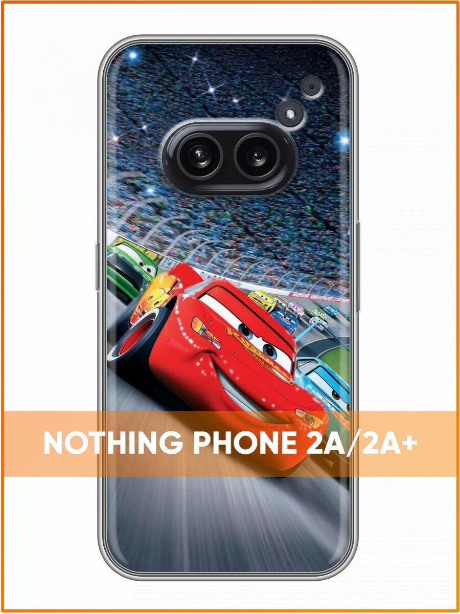 Чехол для Nothing Phone (2a), (2a) Plus для мальчиков Молния Маккуин (Насинг Фон 2а, 2а Плюс)