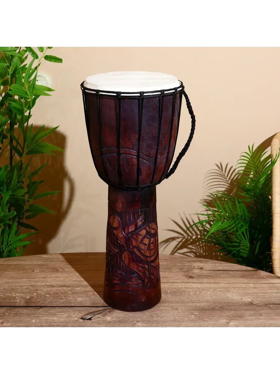 Музыкальный инструмент Джембе Тёмный