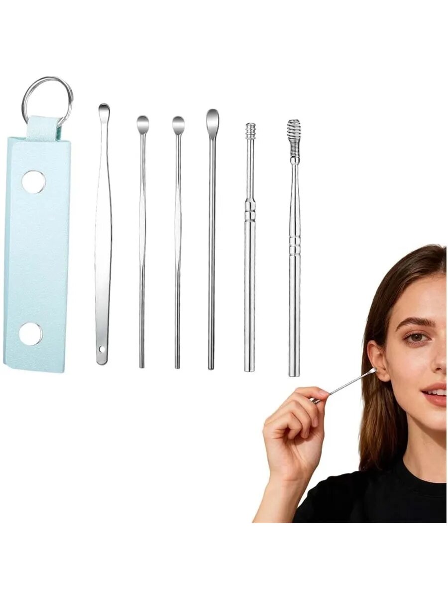 Набор для удаления ушной серы из нержавеющей стали